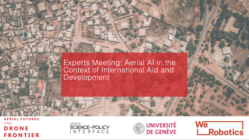 Aerial Intelligence in the Context of International Aid… | WeRobotics