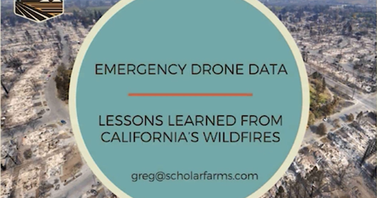 WEBINAR: How We Used Drones to Map California's Largest… | WeRobotics